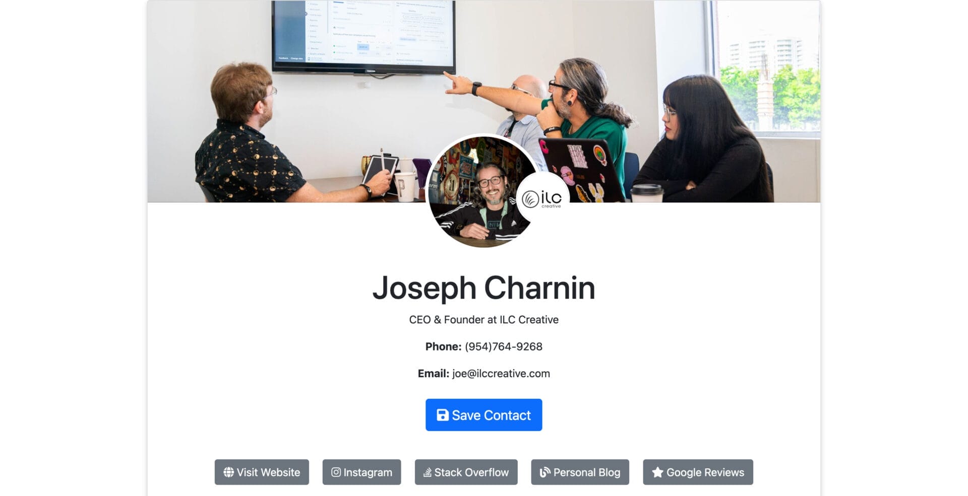 Building My Own Digital Business Card: A Journey from POPL to Customization - Joseph Charnin
